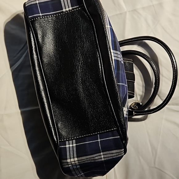 Chaps | Bags | Chaps Ralph Lauren Blue Plaid Purse | Poshmark